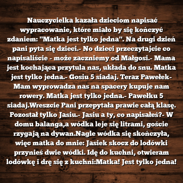 Matka Jest Tylko Jedna – Gwiazdy Humoru Matka Jest Tylko Jedna – Gwiazdy Humoru
